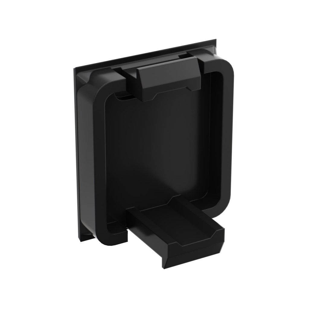 RJ45 Blind cover for HD patch panel, black/grey - Polish producer in ...