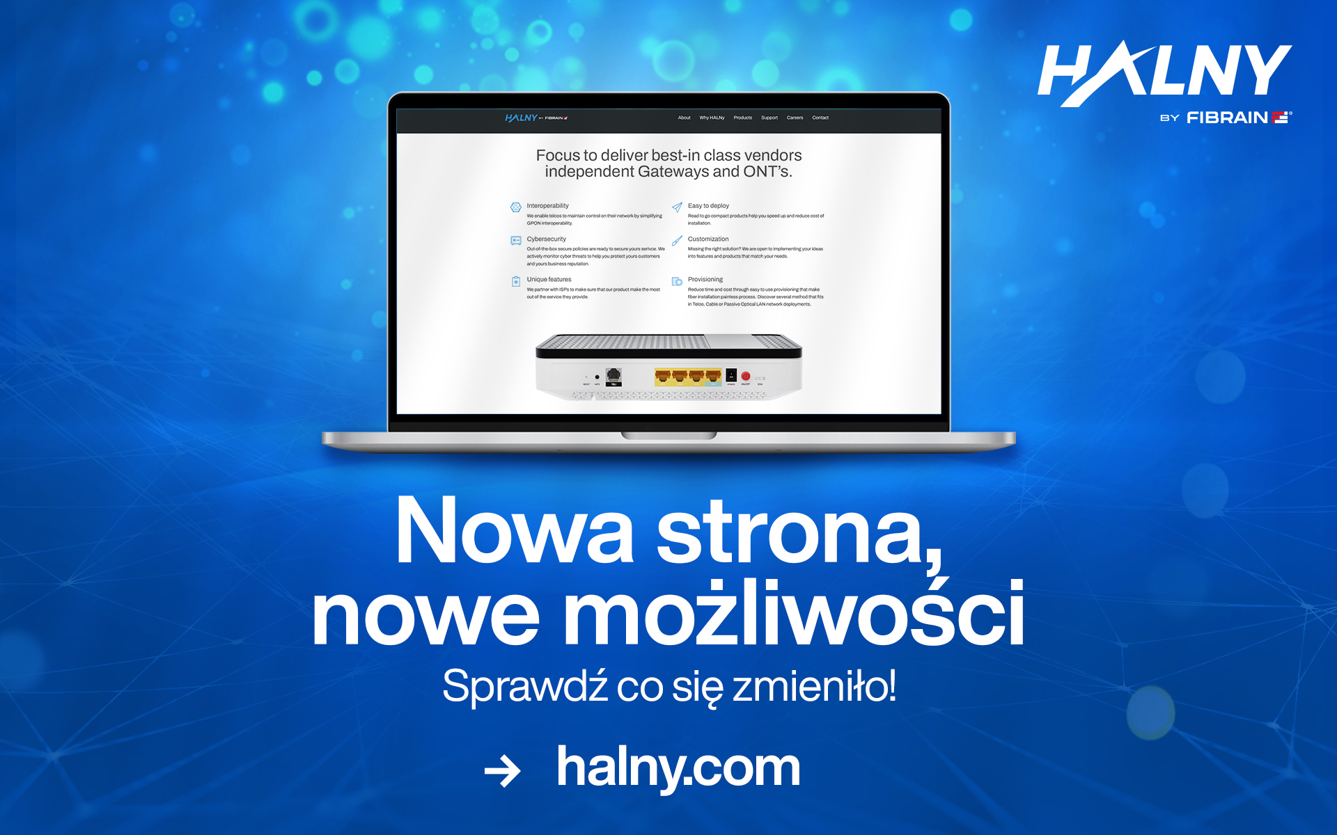 Nowa strona internetowa marki HALNy Networks już dostępna!